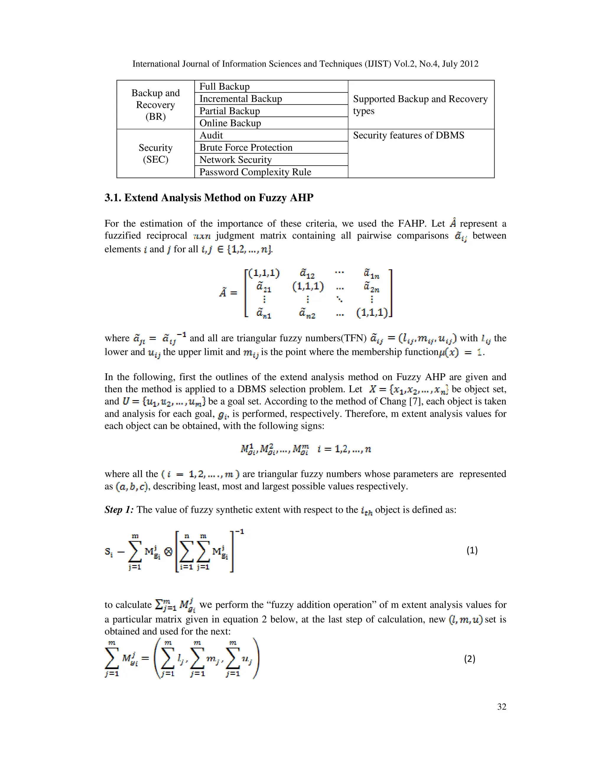 Fuzzy Analytic Hierarchy Based Dbms Selection In Turkish National Identity Card Management