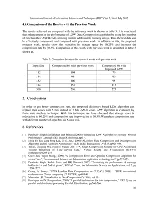 Design and Implementation of LZW Data Compression Algorithm | PDF
