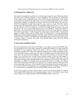 Colour Image Steganography Based on Pixel Value Differencing in Spatial Domain | PDF | Cameras ...