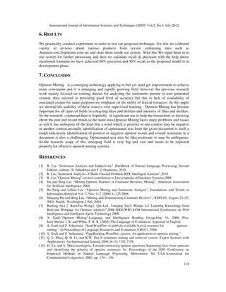 TOWARDS AUTOMATIC DETECTION OF SENTIMENTS IN CUSTOMER REVIEWS | PDF