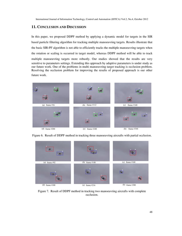 Applying Dynamic Model For Multiple Manoeuvring Target Tracking Using Particle Filtering Pdf