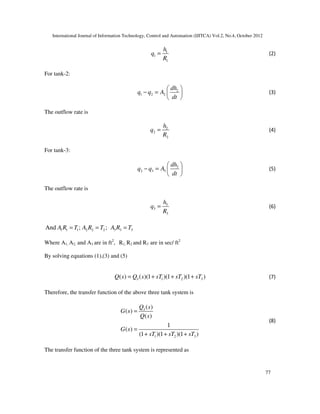COMPARATIVE ANALYSIS OF CONVENTIONAL PID CONTROLLER AND FUZZY CONTROLLER WITH VARIOUS ...
