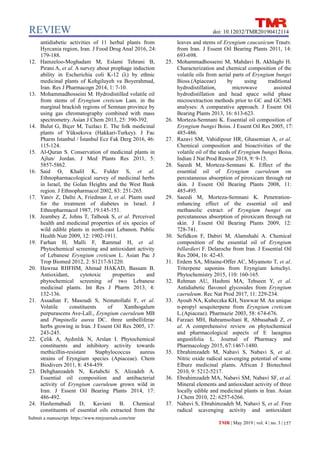 Ethnobotanical and traditional uses, phytochemical constituents and ...