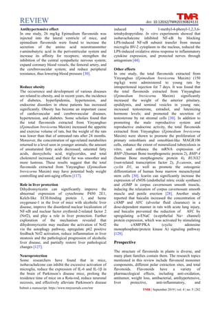 Plant distribution and pharmacological activity of flavonoids | PDF