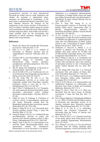 Plant distribution and pharmacological activity of flavonoids | PDF