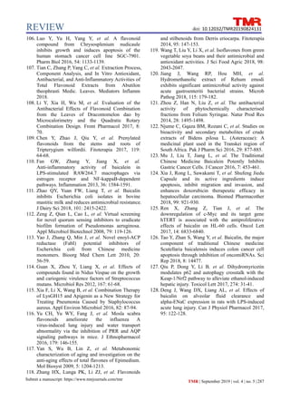 Plant distribution and pharmacological activity of flavonoids | PDF