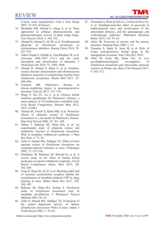 Jadwar (Delphinium denudatum Wall.): a medicinal plant | PDF