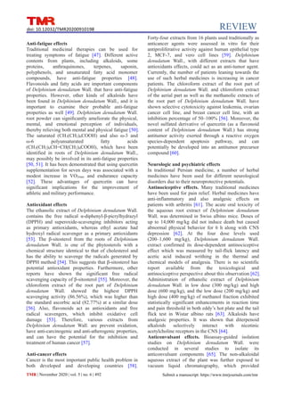 Jadwar (Delphinium denudatum Wall.): a medicinal plant | PDF
