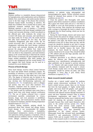Research progress in the use of leeches for medical purposes | PDF ...