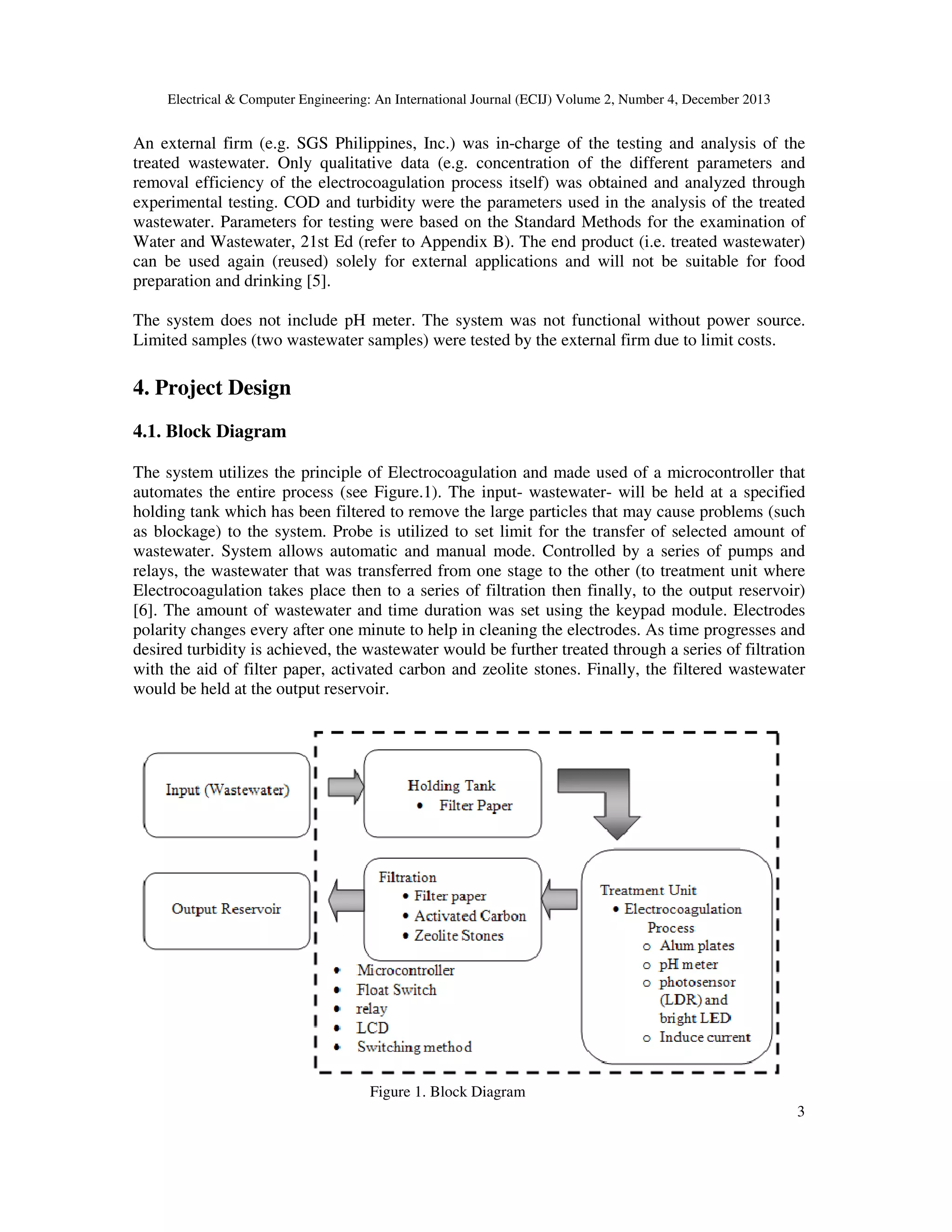 AUTOMATED ELECTROCOAGULATION SYSTEM FOR WASTEWATER TREATMENT | PDF