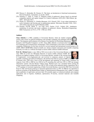 PARKINSON'S DISEASE MOTOR SYMPTOMS IN MACHINE LEARNING: A REVIEW | PDF