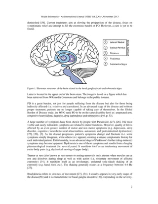 PARKINSON'S DISEASE MOTOR SYMPTOMS IN MACHINE LEARNING: A REVIEW | PDF