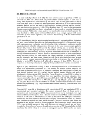 PARKINSON'S DISEASE MOTOR SYMPTOMS IN MACHINE LEARNING: A REVIEW | PDF