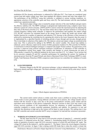 Performance Measures of Positive Output Superlift Luo Converter Using Multitudinous Controller | PDF