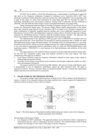 Face recognition using assemble of low frequency of DCT features | PDF