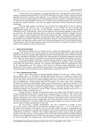 Web-app realization of Shor’s quantum factoring algorithm and Grover’s quantum search algorithm ...