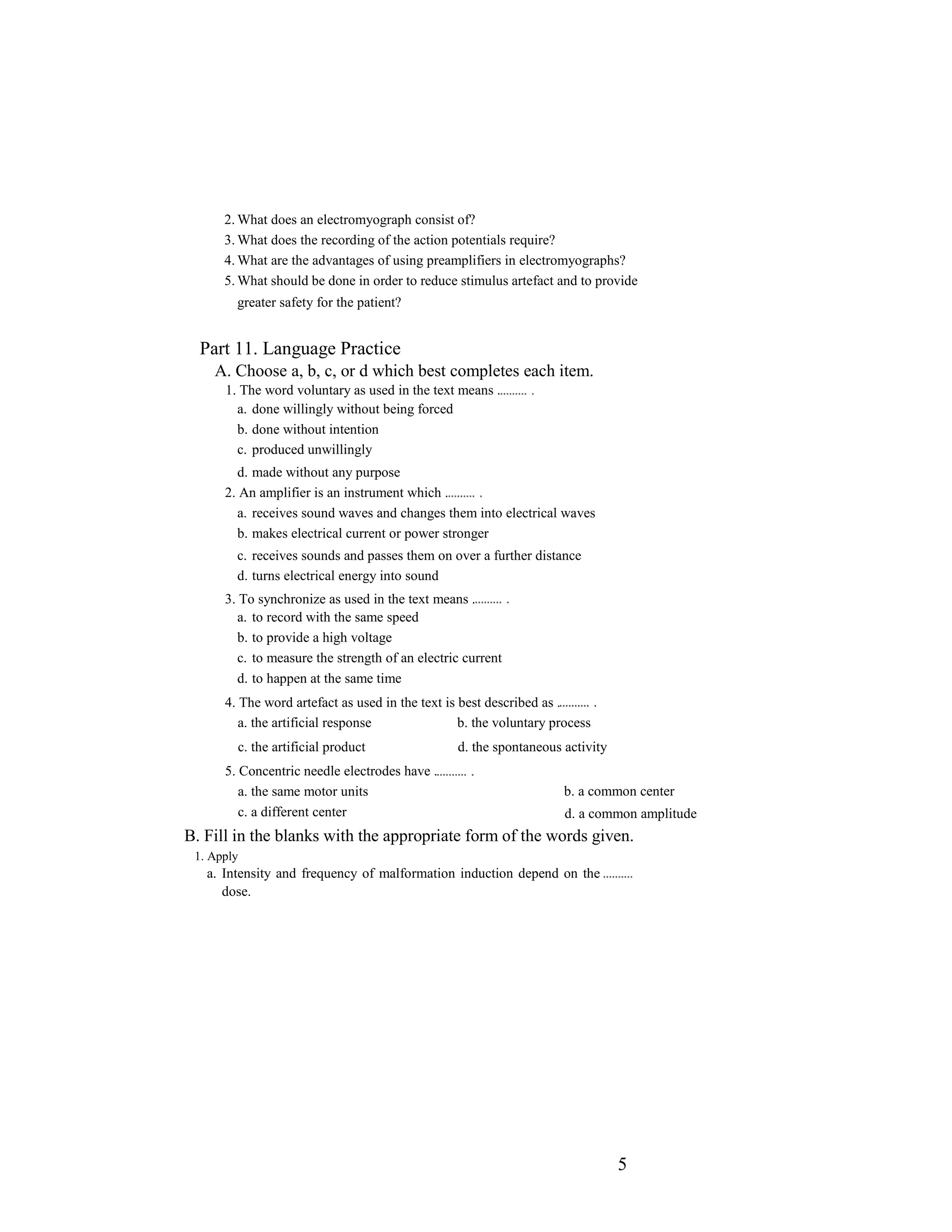 English For The Students Of Biomedical Engineering Siamk Najarian | PDF