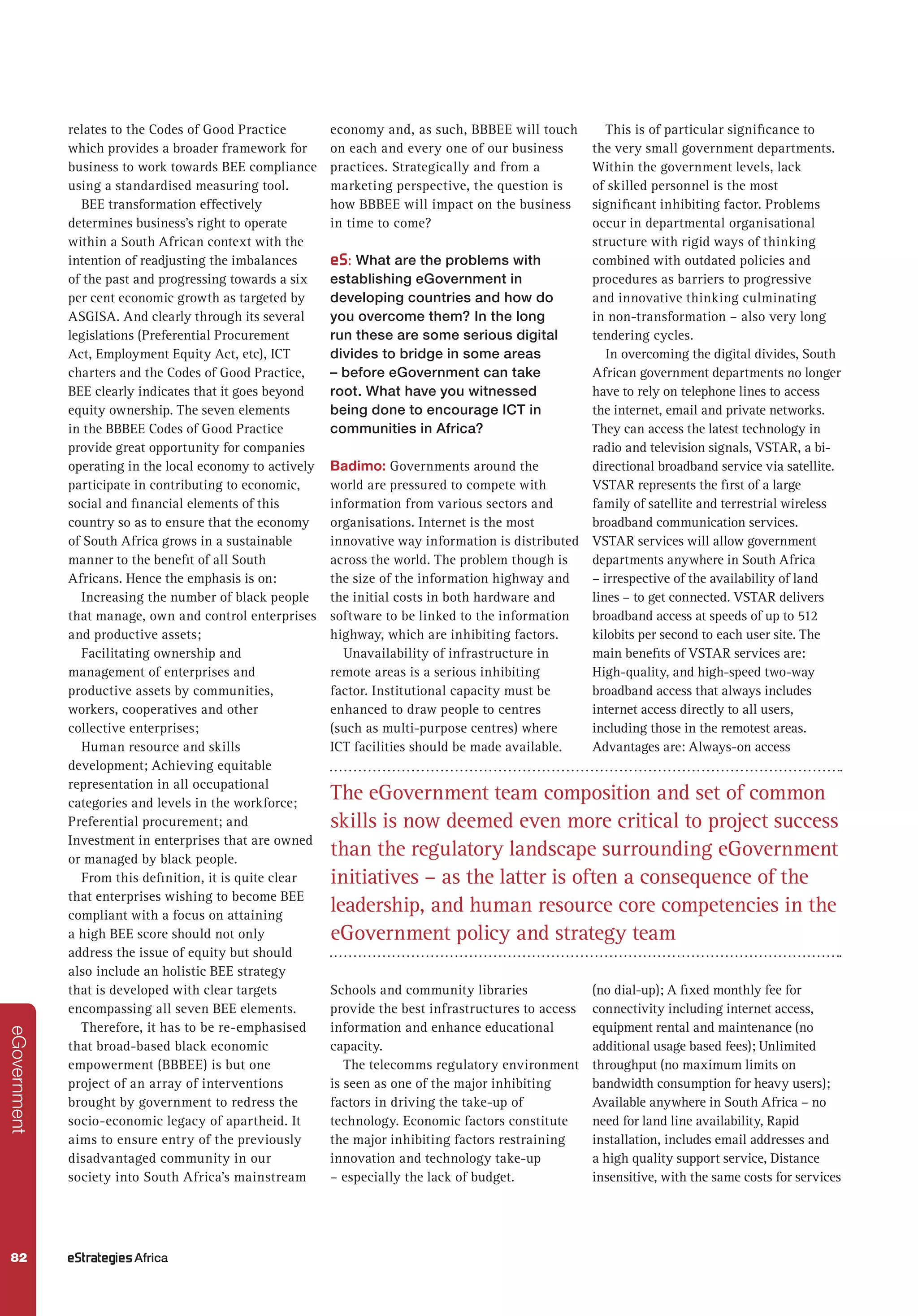 K Badimo eStrategies Africa - SAP | PDF
