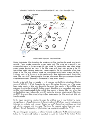 ENERGY EFFICIENT NEXT HOP SELECTION IN A PROBABILISTIC VOTING-BASED FILTERING SCHEME USING FUZZY ...