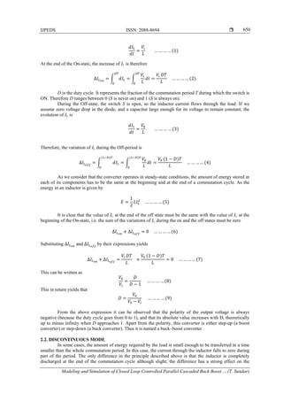 Modeling and Simulation of Closed Loop Controlled Parallel Cascaded ...