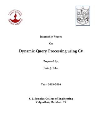 Project_Report (BARC-Jerin)_final | DOCX