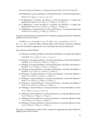 A Fuzzy Based Conceptual Framework for Career Counselling | PDF