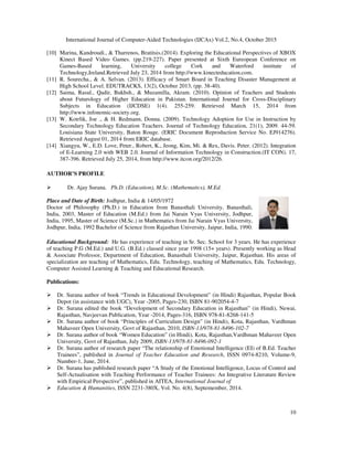 TEACHER’S ATTITUDE TOWARDS UTILISING FUTURE GADGETS IN EDUCATION | PDF