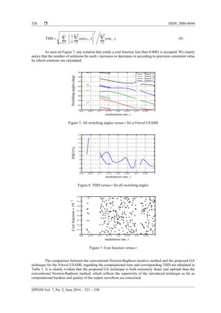 Genetic Algorithm Application in Asymmetrical 9-Level Inverter | PDF