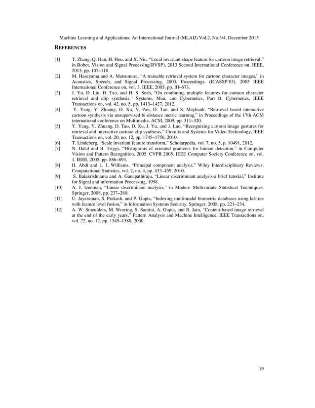 Cartoon Based Image Retrieval : An Indexing Approach | PDF