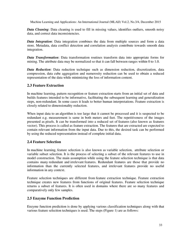 Classification of Enzymes Using Machine Learning Based Approaches: A Review | PDF