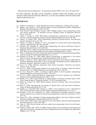 Inventory Model with Price-Dependent Demand Rate and No Shortages: An Interval-Valued Linear ...