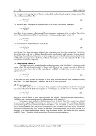 A simple faulted phase-based fault distance estimation algorithm for a loop distribution system ...