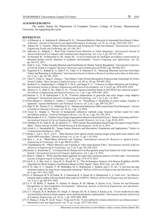 Abnormal activity detection in surveillance video scenes | PDF