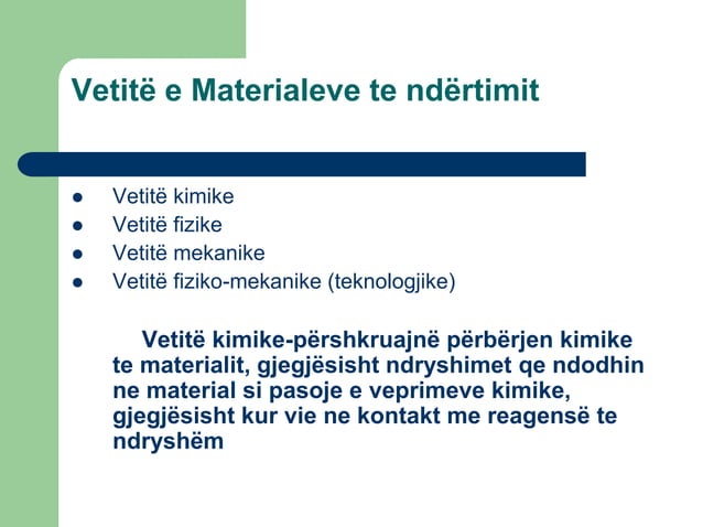 Materialet ndertimore I | PDF