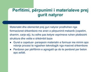 Materialet ndertimore I | PDF