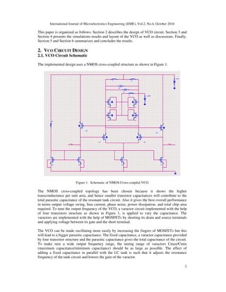 A 2.4 GHZ FULLY INTEGRATED LC VCO DESIGN USING 130 NM CMOS TECHNOLOGY | PDF