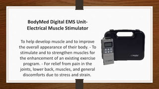 EMS Unit - Muscle Stimulator | PPTX