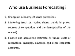 Basic of forecasting chapter number 1 for understanding | PPT