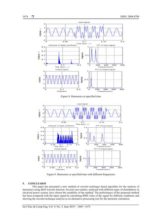 Analysis of harmonics using wavelet technique | PDF | Digital Audio | Computer Software and ...
