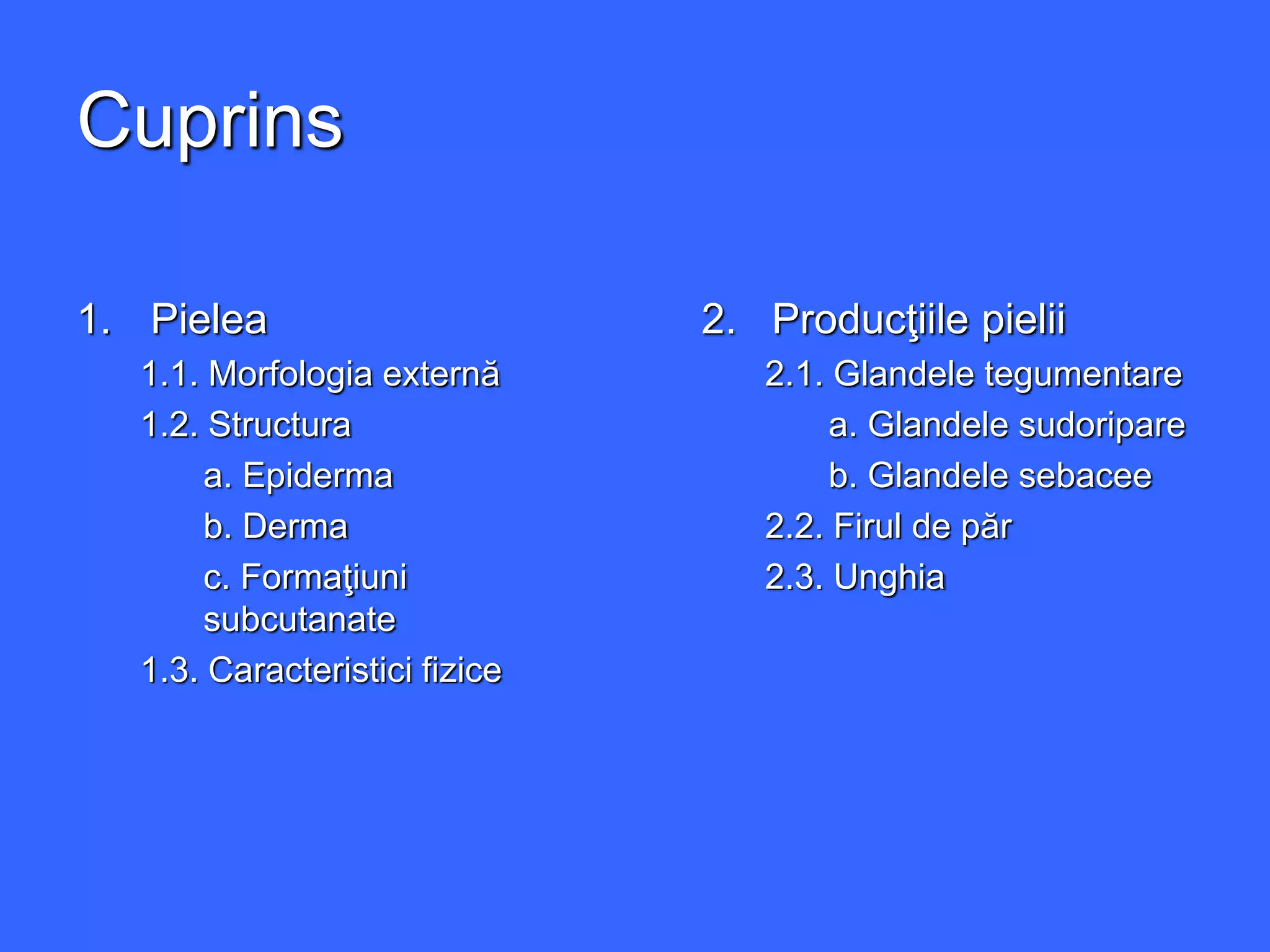 sistemul-tegumentar-ppt | PPT