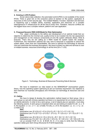 Dynamic RWX ACM Model Optimizing the Risk on Real Time Unix File System | PDF | Operating ...