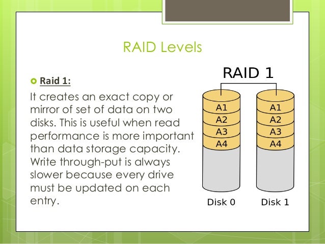 Raid and its levels