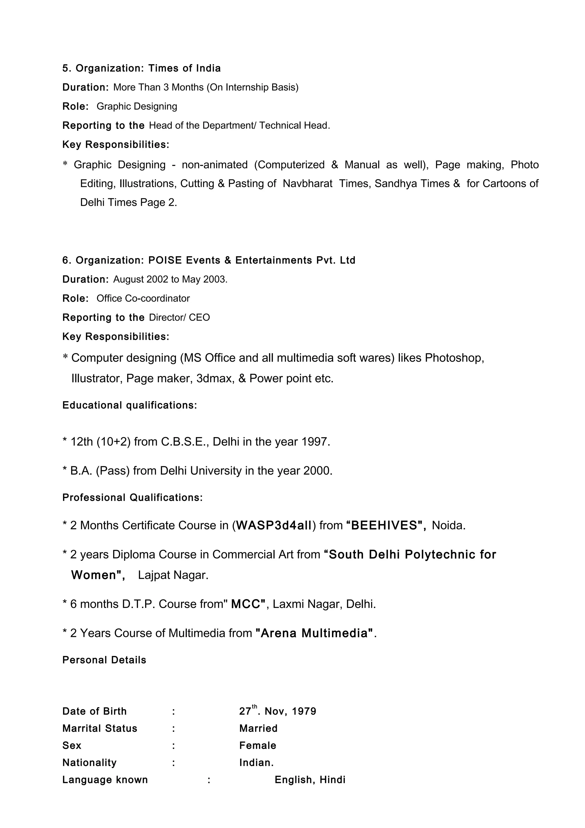 PREETI MISHRA | DOC | Graphics Software | Computer Software and Applications