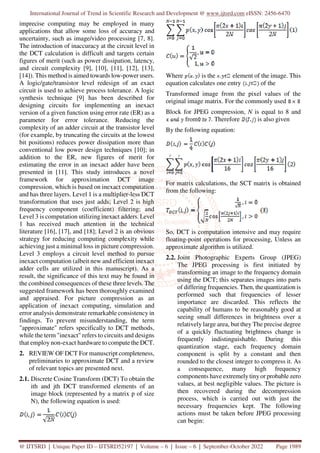 A Novel Image Compression Approach Inexact Computing | PDF