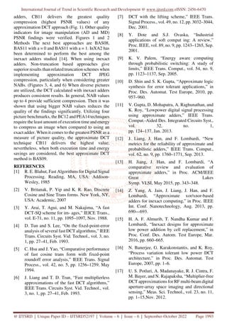 A Novel Image Compression Approach Inexact Computing | PDF