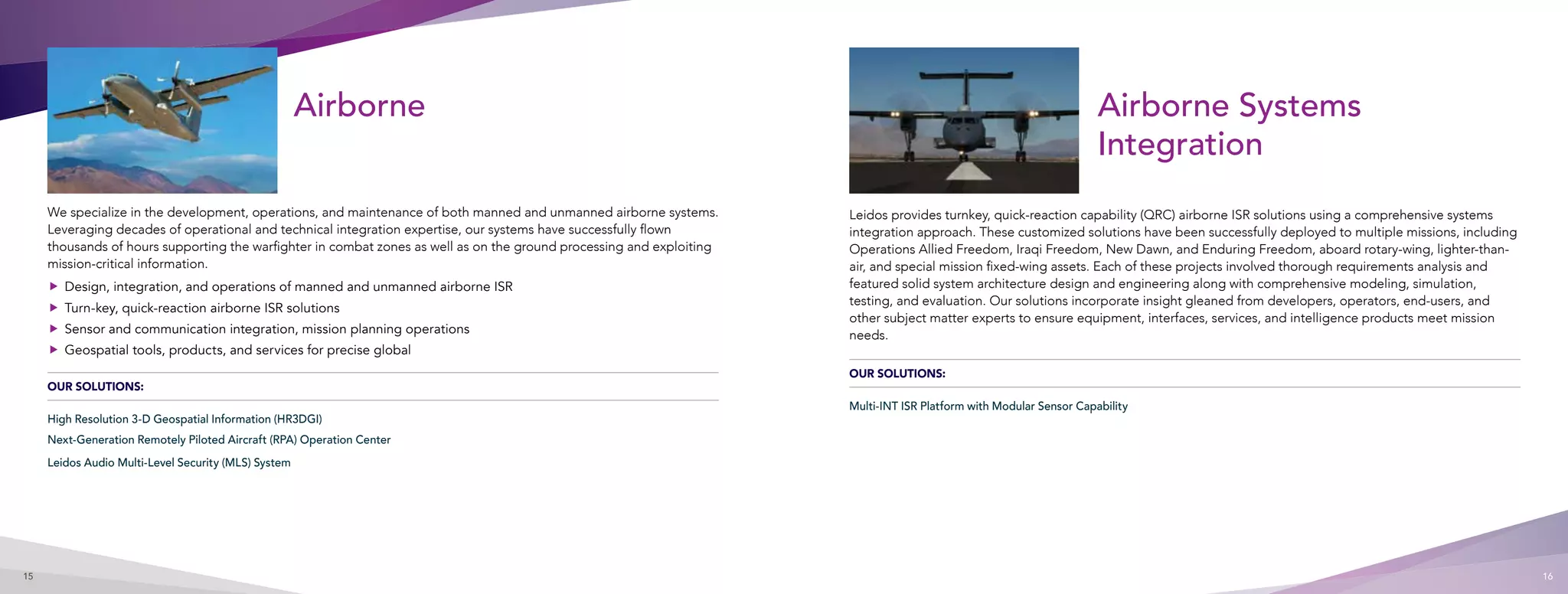 Leidos Capabilities Lite Brochure | PDF