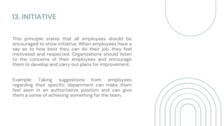 14 PRINCIPLES OF MANAGEMENT BY HENRI FAYOL | PDF
