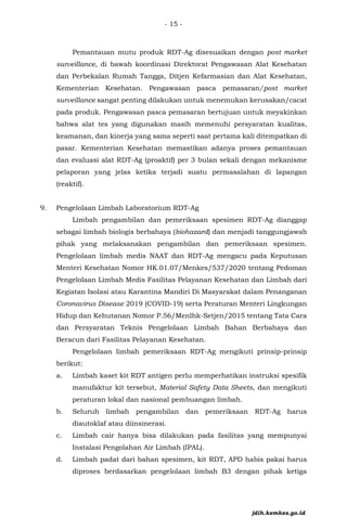 RAPID DIAGNOSTIC TEST ANTIGEN | PDF
