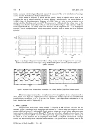 Soft Switched Multi-Output Flyback Converter with Voltage Doubler | PDF