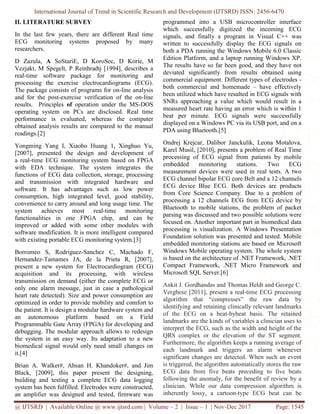 Real time ECG Monitoring: A Review | PDF